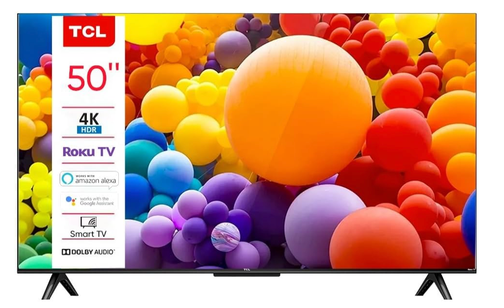 TCL 50-Inch Class 4-Series 4K UHD HDR LED Smart R0ku TV | Justbid