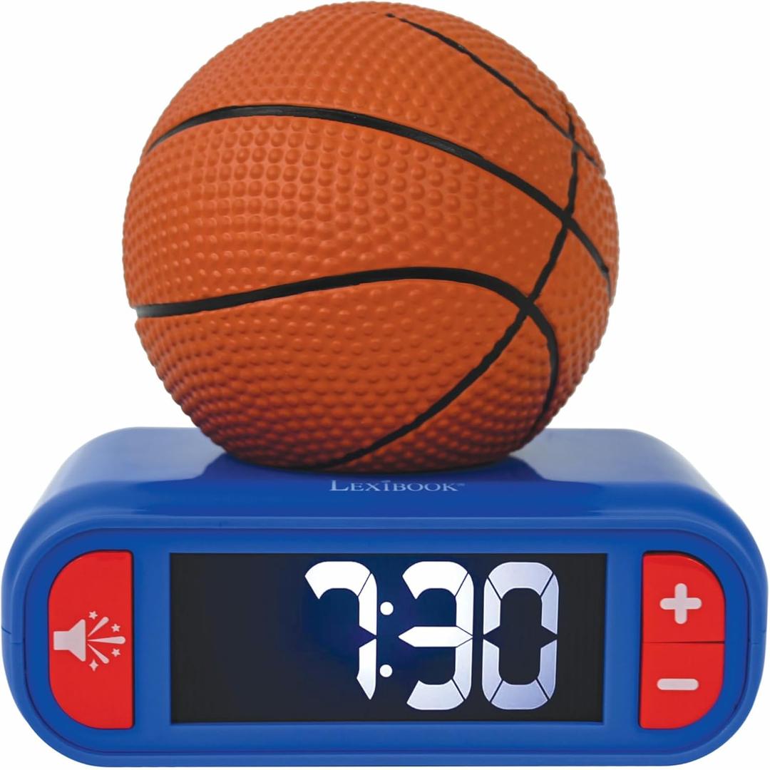 Lexibook - Basketball - Basketball Nightlight Alarm Clock, Sounds and ...