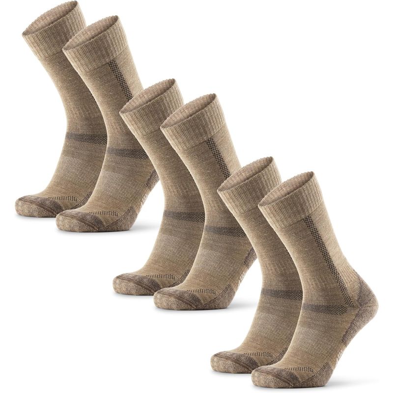 DANISH ENDURANCE Hiking Socks Women & For Men, Merino Wool Socks, Crew ...