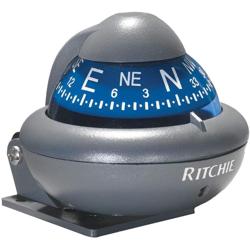 RITCHIE NAVIGATION X-10-A Blue Dial Auto Bracket Compass (3003.2027 ...