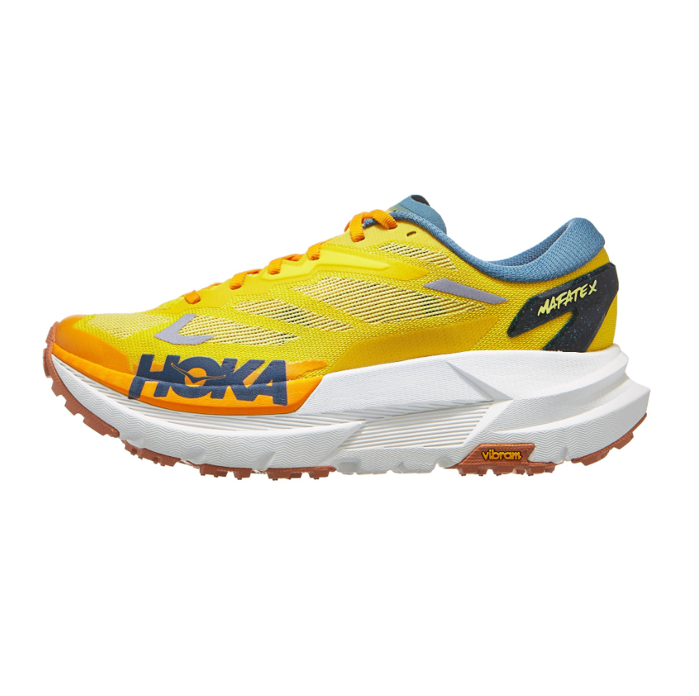 HOKA Mafate X Men's Shoes Zest/Mountain Fog 9 | Justbid