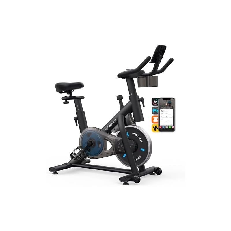 MERACH S26 Exercise Bike with 4-way Seat | Justbid