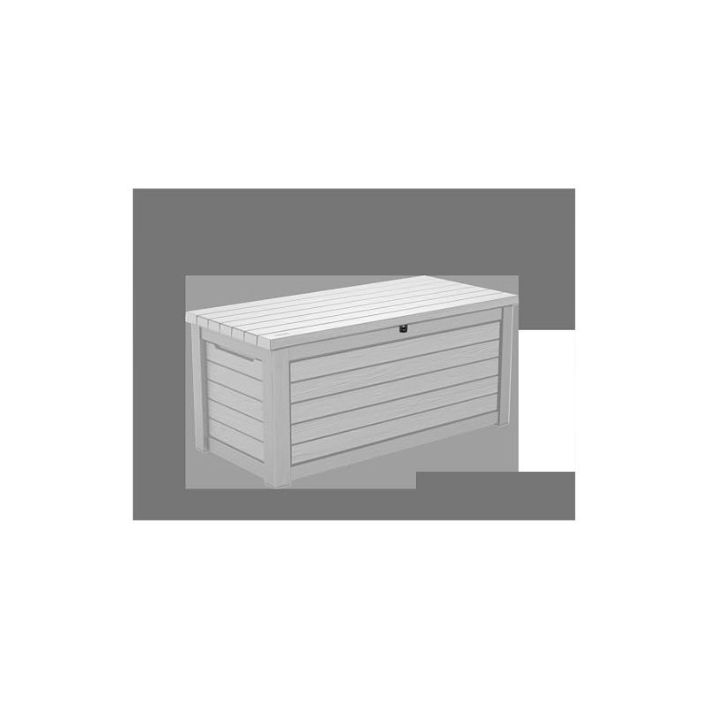 Keter 165 Gallon Weather Resistant Resin Deck Storage Container Box ...
