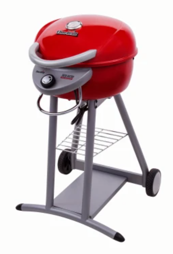 Char-Broil 20602109 Patio Bistro TRU-Infrared Electric Grill, Red | Justbid