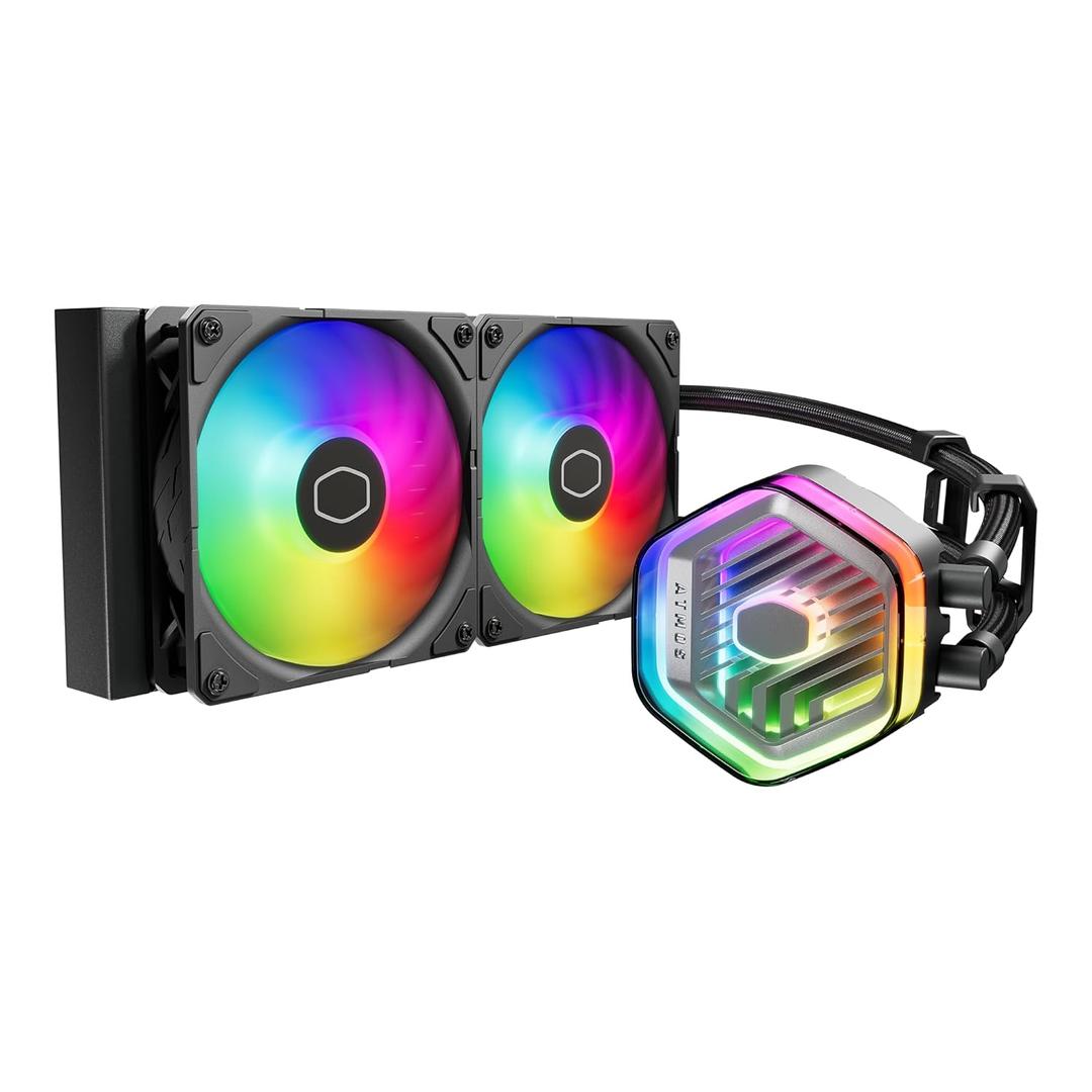 Cooler Master 240 Atmos High Performance Close-Loop AIO Liquid Cooler ...