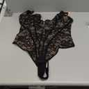 Popilush Shapewear Bodysuit for Women Deep V Neck Sleeveless Lace ...