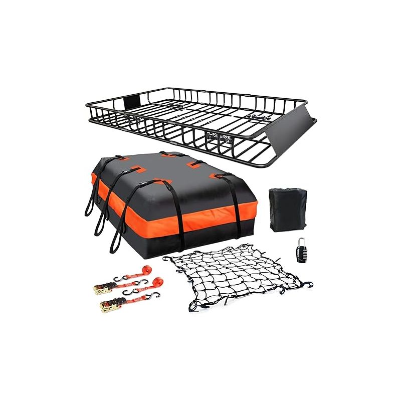 MeeFar Roof Rack Carrier Basket Universal Rooftop 65" X 39" X 6" Large ...
