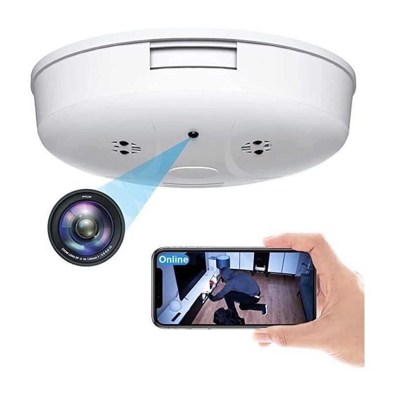 Spy WiFi Video Recorder Real-Time Camera HD 1080P Wireless Hidden Small ...