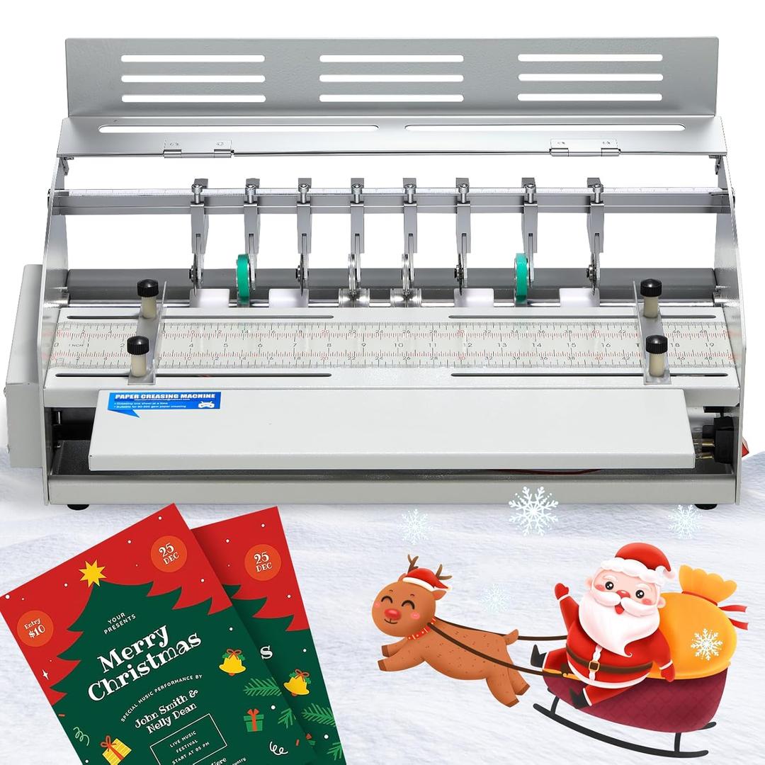 Mxmoonant Electric Creasing Machine Plus with 2X Creasing, 2X ...