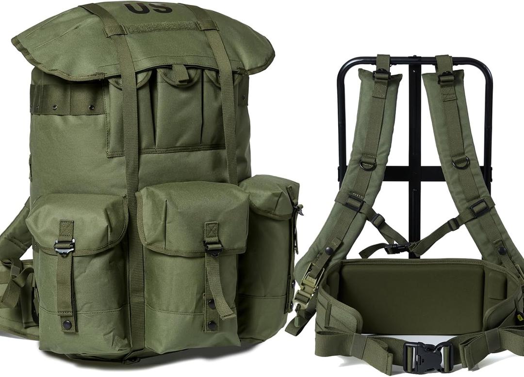 MT Military ALICE Pack Large Size Tactical Rucksack with Aluminum Quick ...