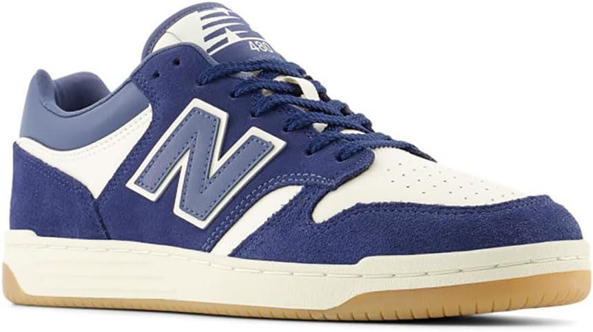 New Balance Men's 480 Sneakers (7, Nb Navy/Linen/Vintage Indigo) | Justbid