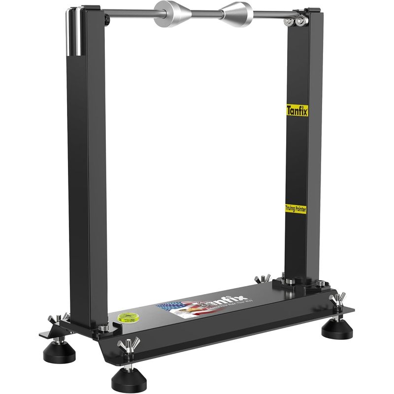 Motorcycle Wheel Balance Stand, Heavy-Duty Single-Axle Wheel Balancing ...