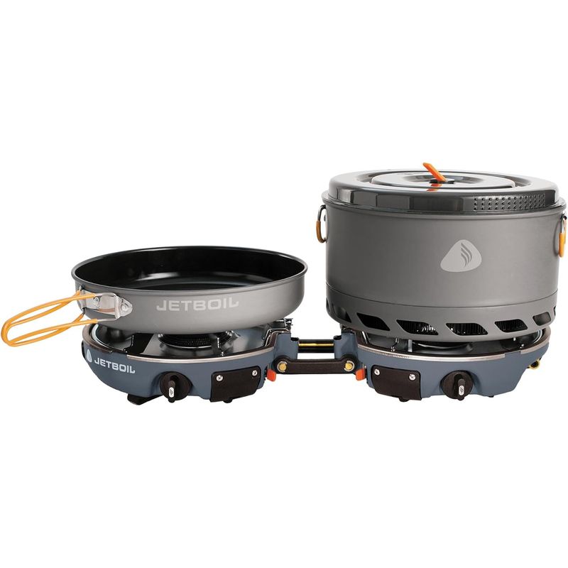 Jetboil Genesis Basecamp Backpacking and Camping Stove Cooking System ...