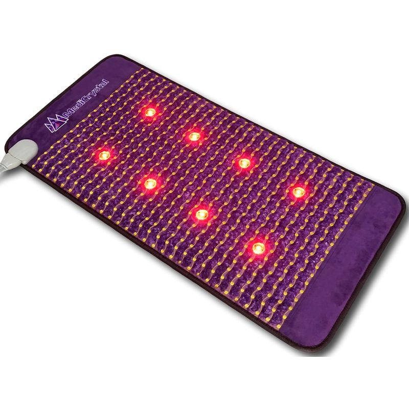 MediCrystal Far Infrared Amethyst Mat 40" L x 20" W - 8 Photon Red NIR ...