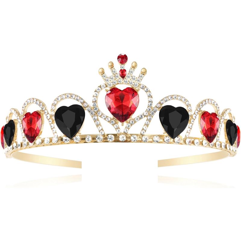 Descendant Queen of Hearts Costume Descendant 4 Gold Tiara Jewelry Set ...