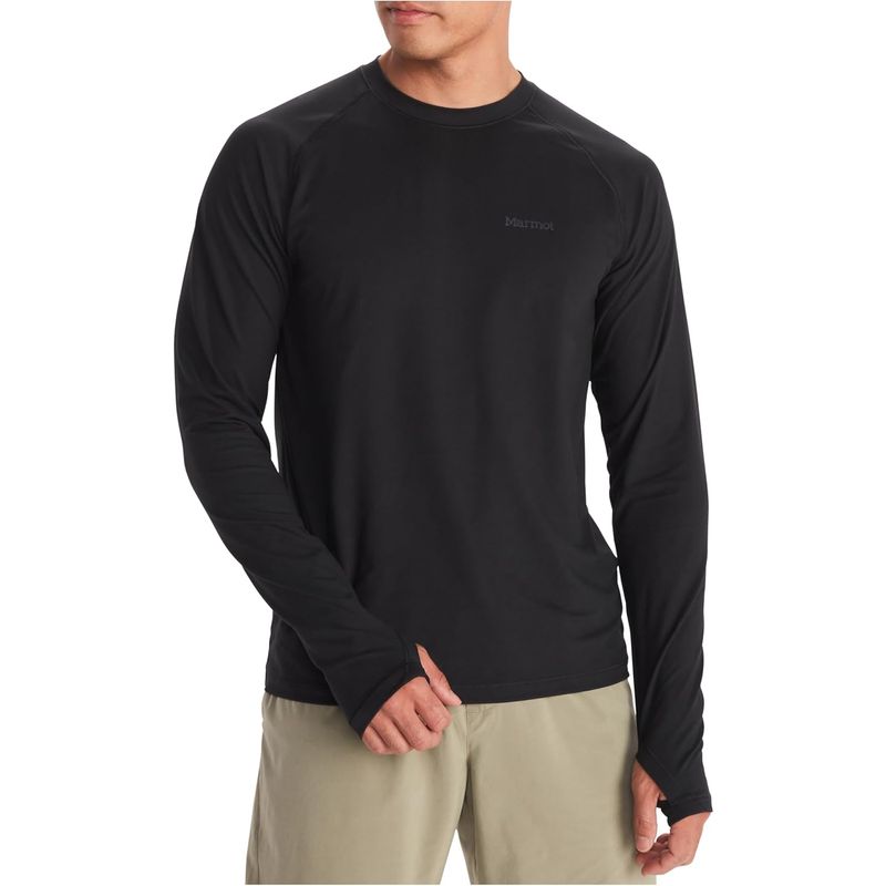 MARMOT Men's Windridge Long Sleeve Shirt (Size Large, Black) | Justbid