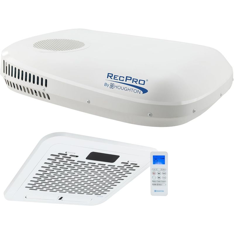 RecPro RV Air Conditioner 15K Quiet Low Profile AC Unit with Heat Pump ...