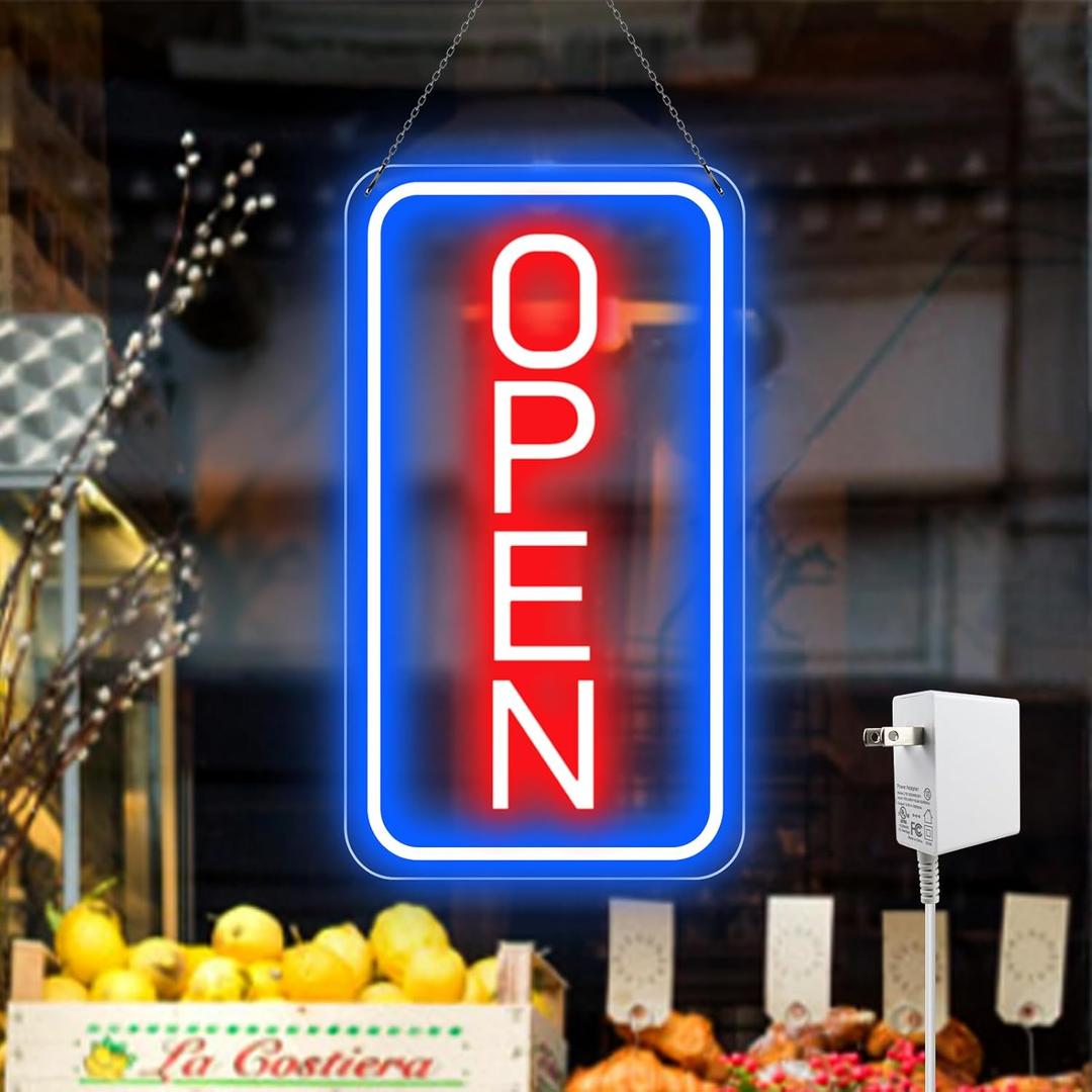 Ultra Bright LED Open Signs for Business, 16x 9 Neon Open Sign ...